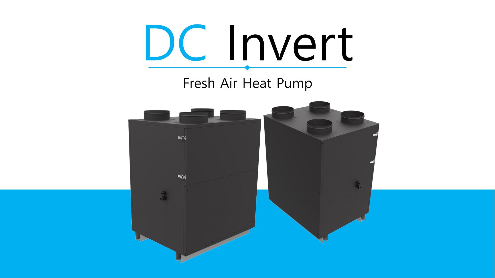 DC invert fresh air heat pump energy recovery ventilator factory and ...